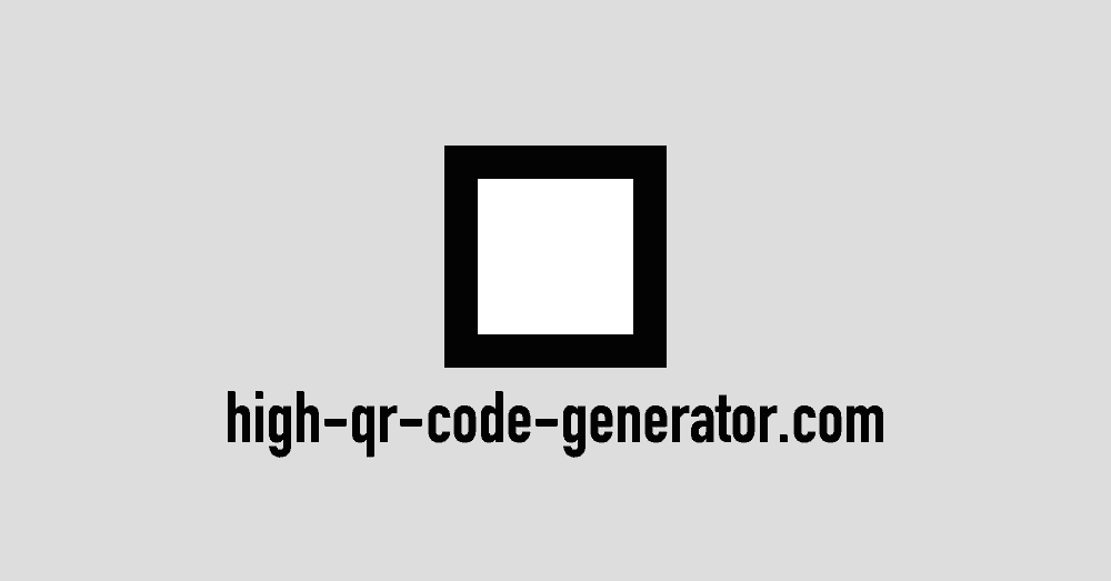 High Resolution QR Code Generator With Logo High Resolution QR Code Generator With Logo